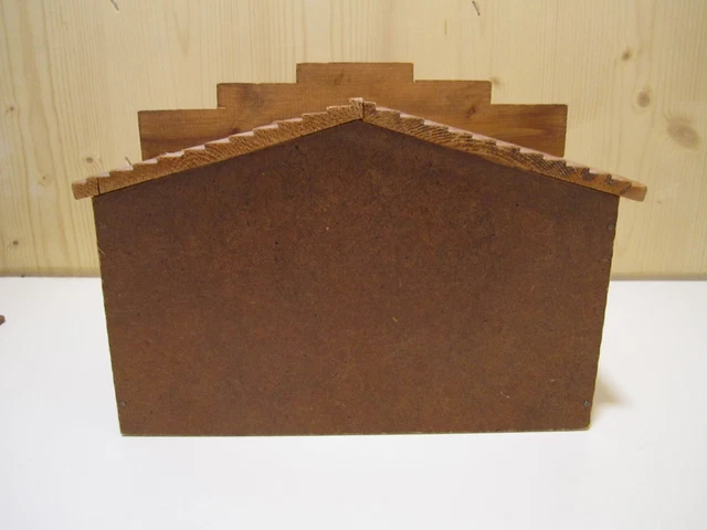 KONVOLUT DDR WESTERNGEBÄUDE Holz 1976er Bank, Hufschmied, Schuppen und ...