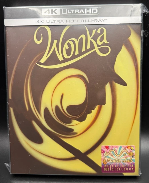 WONKA - MANTA Lab Exclusive 4K Uhd Bluray Fullslip Steelbook **New ...