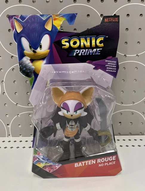 SONIC PRIME BATTEN Rouge Netflix Jakks No Place 5” Figure Wave 4 *SHIPS ...
