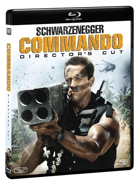 BLU-RAY COMMANDO ARNOLD Schwarzenegger DIRECTOR'S CUT nuovo sigillato ...