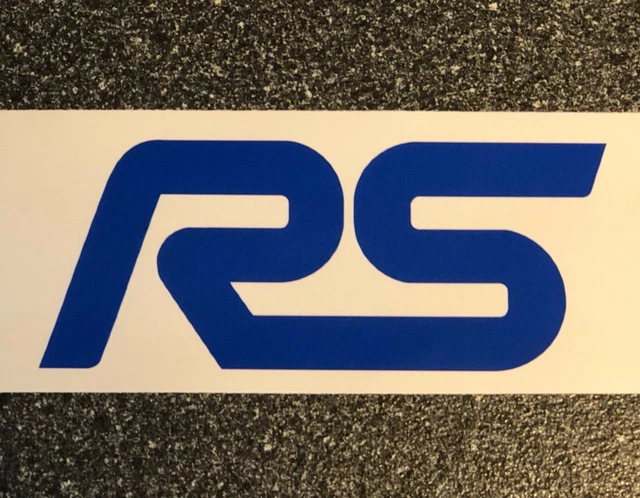 FORD FOCUS RS Logo Vinyl Sticker Decal 2" 4" 5" 6" 8" 12" 16" 20" 24 ...