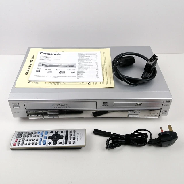 PANASONIC DVD & VHS Video Player NV-VP31EB with REMOTE CONTROL, CD VCR ...