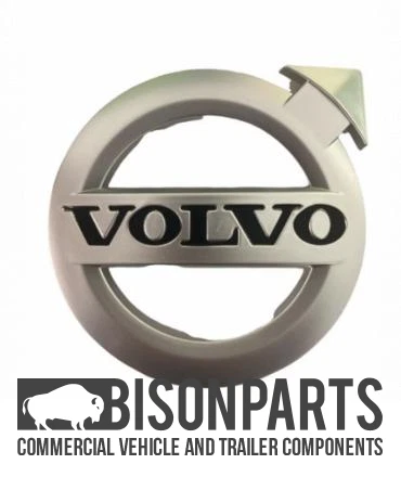 &FITS VOLVO B11R B13R Fe Fl Fm Vm Silver Upper Grille Volvo Logo'd ...