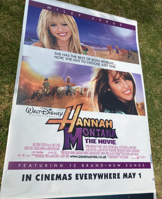 CINEMA BANNER / Light Box Poster: HANNAH MONTANA THE MOVIE 2009 Miley ...