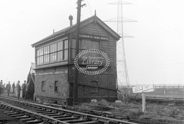PHOTO BR BRITISH Railways Signal Box at Cudworth Yard North in 1965 £1. ...