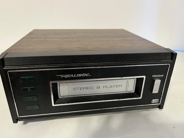 VINTAGE REALISTIC MODEL TR-168 Stereo 8 Track Tape Player Deck - Power ...