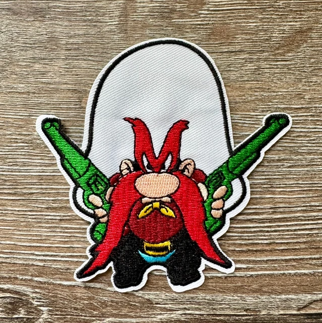 YOSEMITE SAM PATCH Aufnäher Bügelbild Cartoon Bugs Bunny Looney Tunes ...