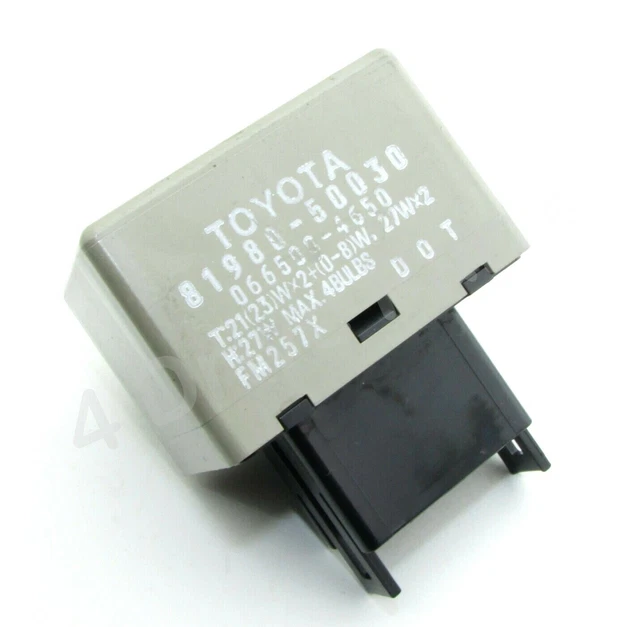 TOYOTA TURN SIGNAL Flasher Relay (97-10) 8-Pin 81980-50030 Denso 066500 ...