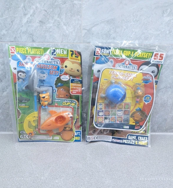 OCTONAUTS CBEEBIES MAGAZINE & Figures Bundle Issue 132 & 137 Terra Gup ...