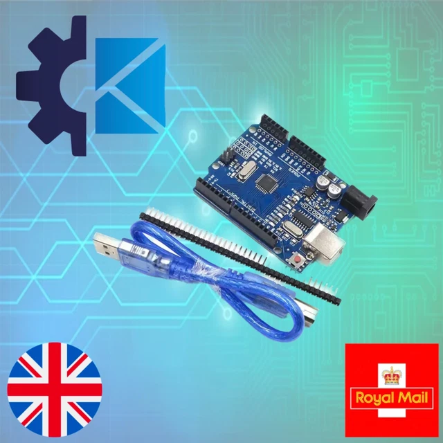ARDUINO UNO R3 Rev3 ATMEGA328P Avec CH340G + USB Données Câble ...