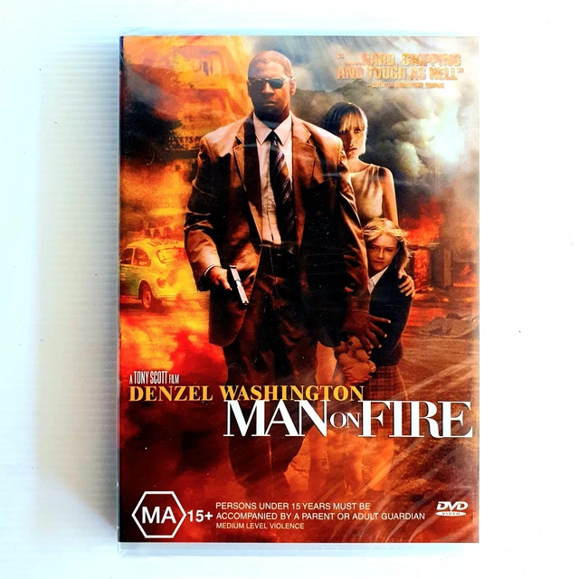 MAN ON FIRE DVD 2004 Action Thriller, Washington, Walken, Fanning ...