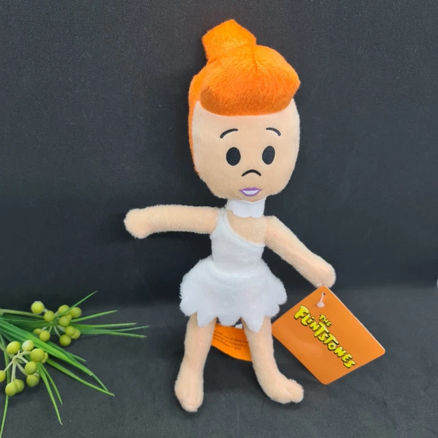 THE FLINTSTONES TOY Fred, Barney, Wilma, Betty, Bam Bam Plush Soft Toys ...