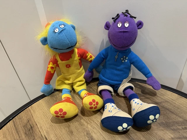 VINTAGE BUNDLE TWEENIES Plush Soft Toys x2 Bella Milo 1999 Hasbro BBC £ ...