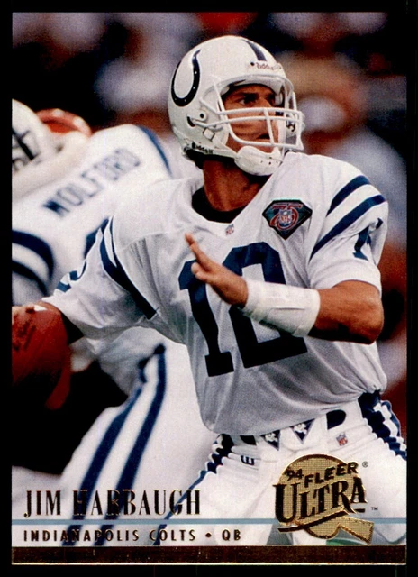 1994 COLTS FLEER Ultra Jim Harbaugh Indianapolis #409 EUR 1,93 ...