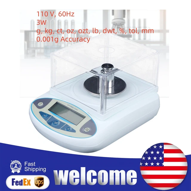NEW ANALYTICAL BALANCE Lab Digital Electronic Precision Scale 1mg 500g ...