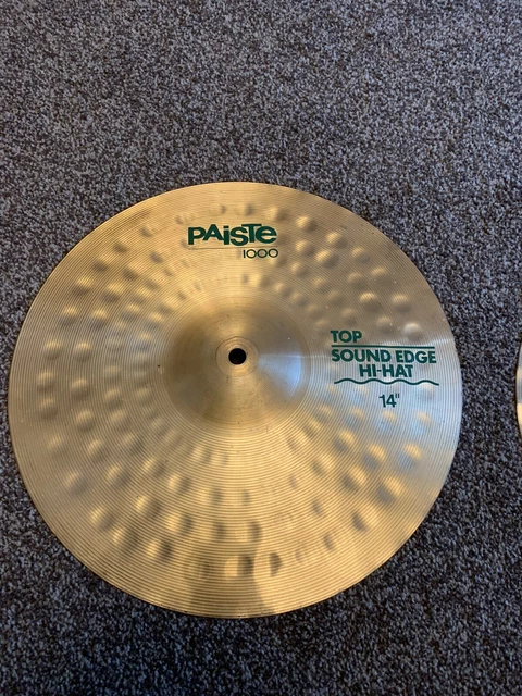PAISTE 1000 GREEN Label Sound Edge Hi-hats £77.00 - PicClick UK