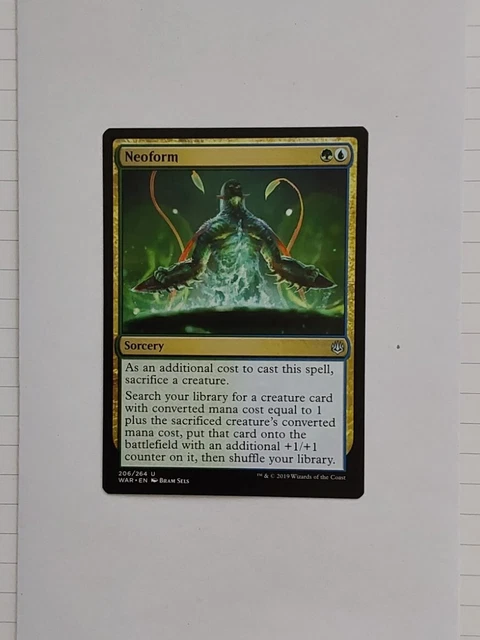 MTG NEOFORM WAR of the Spark 206/264 régulier rare EUR 2,17 - PicClick FR