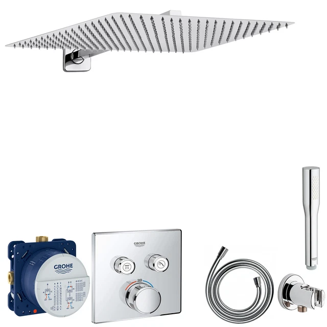 GROHE SMARTCONTROL THERMOSTAT Absperrventilen Unterputz Set Badewanne ...