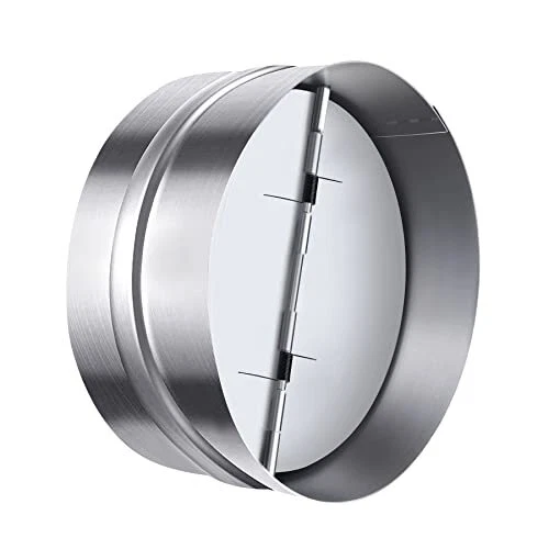 8 INCH BACKDRAFT Damper Back Draft Vent Duct Shutter Blocker Backflow ...