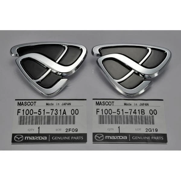 MAZDA RX-7 FD3S Efini Badge Emblem Front Rear Pairs Set Black OEM New ...