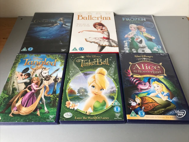 DISNEY DVD BUNDLE Tangled Frozen Cinderella Children’s Girl £4.00 ...