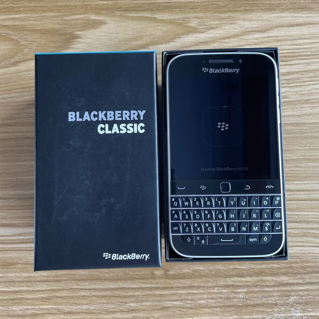 BLACKBERRY CLASSIC Q20 Smartphone 16GB Unlocked LTE Qwerty Keyboard-New ...