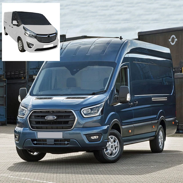 FORD TRANSIT VAN MK9 (2019 Sur ) Pare-Brise Rideaux Drapé Gel ...
