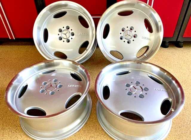 MERCEDES DEEP DISH Monoblock 18 Inch Rims Wheels Set4 New 18/8.5 Fits ...