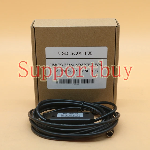 NEW USB-SC09-FX PLC Programming Cable FOR MITSUBISHI MELSEC USB TO ...