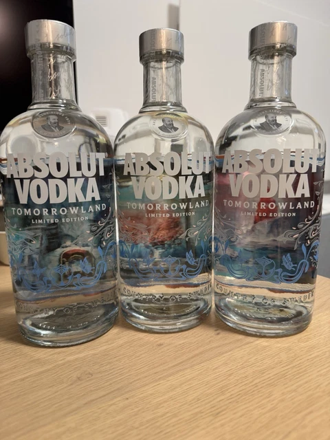 ALLE 3X ABSOLUT Vodka Tomorrowland Limited Edition 2025 EUR 159,00 ...