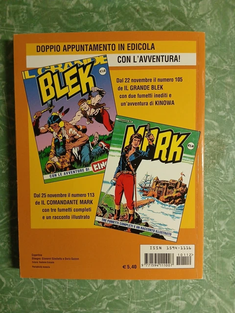 EDIZIONI IF IL COMANDANTE MARK n. 112 OTTIMO L'ultima vittoria e Anno ...