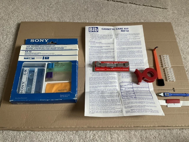 VINTAGE SONY KK-10 Tape Recorder Maintenance Kit and BiB Splicer. EUR ...