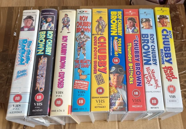 8 X ROY Chubby Brown - Comedy Video VHS Cassette Tapes Bundle. £5.00 ...
