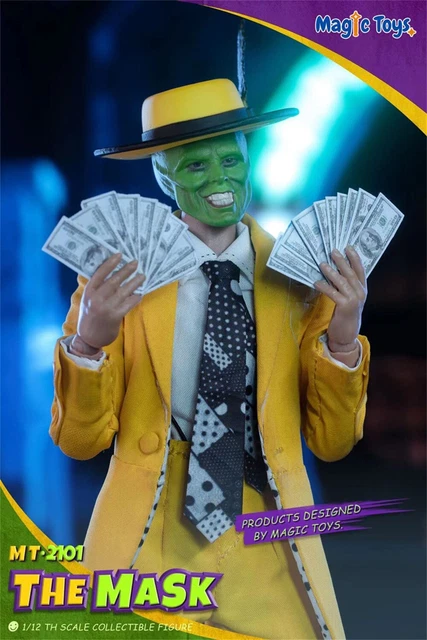FIGURINE THE MASK Film Cinéma personnage Jim Carrey échelle 1:12 ...