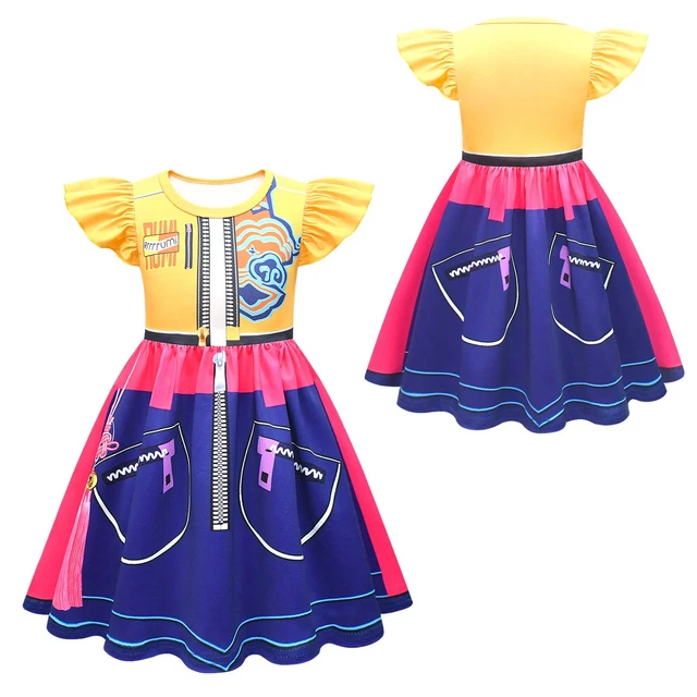 GIRLS RUMI MIRA Zoey Kpop Demon Hunters Dress Cosplay Costume Party Fancy Dress £9.99 - PicClick UK