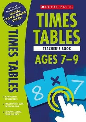 TIMES TABLES LESSON Plans and activity ideas for children Ages 7-9 with ...