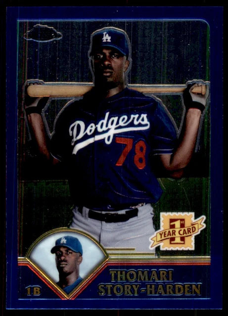2003 TOPPS CHROME Thomari Story-Harden Los Angeles Dodgers #T187 EUR 2 ...