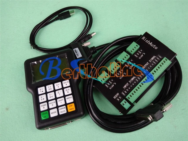 UPGRADED RICHAUTO A11E Handle Controller 3-Axis CNC Motion Control System DSP £278.95 - PicClick UK