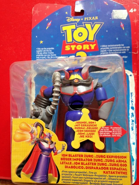 RARE MATTEL DISNEY Pixar Toy Story 2 Ion Blaster Zurg Opened Pack £14. ...