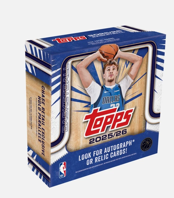 2025 -26 TOPPS NBA Basketball Mega Box Factory Seal Single Packs break ...