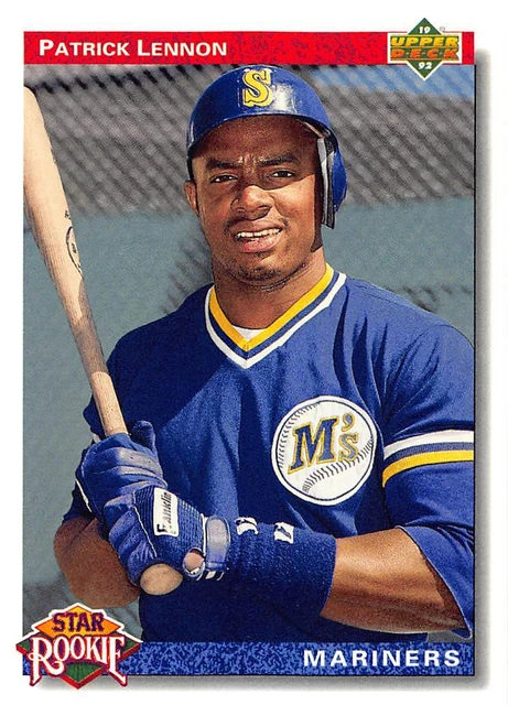 CARTE BASEBALL PATRICK Lennon 1992 Upper Deck 13 Seattle Mariners EUR 1 ...