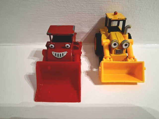 VINTAGE DIECAST BOB the builder toys. Muck and Scoop diggers. + vintage ...