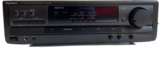 TECHNICS SA-EX120 AV Control Stereo Receiver HiFi Verstärker EX 120 ...