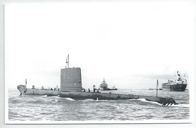 HMAS OTAMA OBERON class Submarine RAN Royal Australian Navy Card-backed ...