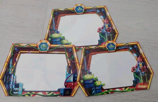 DISNEYLAND PARIS - Pixar's Buzz Lightyear Laser Blast - Photo Frame x3 ...