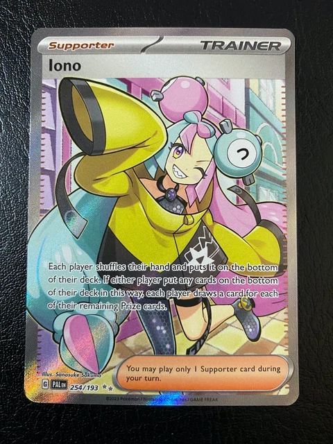 POKÉMON CARD PALDEA Evolved Trainer Lono (FULL ART) Rare Holo Pokemon ...