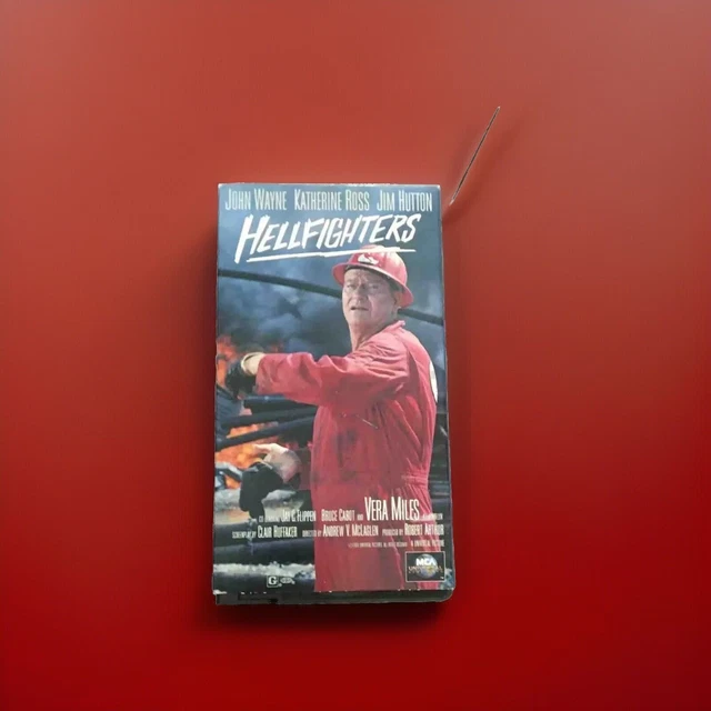 HELLFIGHTERS VHS 1968 John Wayne Katherine Ross Vera Miles Barbara Stuart £2.80 - PicClick UK