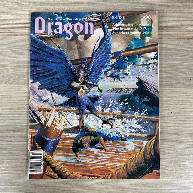 DRAGON MENSUEL AVENTURE Rôle Jouer Aide Magazine De 90 Ad&d RPG Mag ...