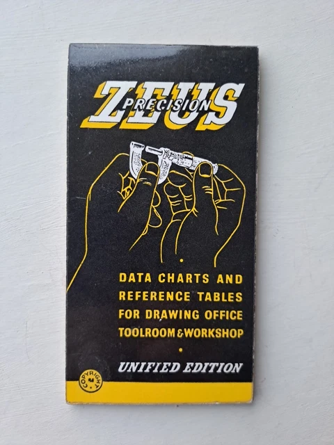 ZEUS PRECISION LAMINATED Data Chart / Unified Edition. £12.00 - PicClick UK