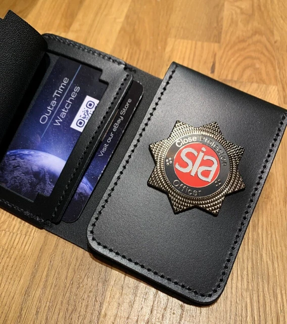 SIA CLOSE PROTECTION Officer ID Card Holder & Badge Wallet - New and ...